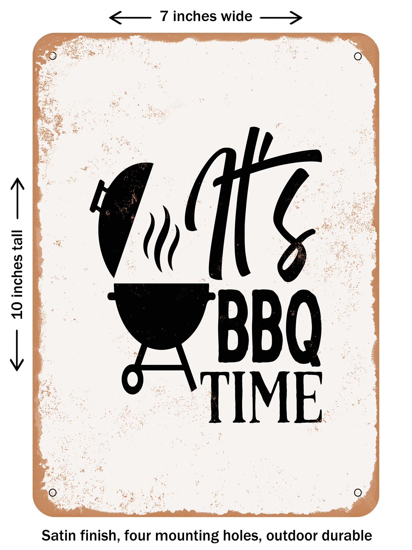 DECORATIVE METAL SIGN - It's BBQ Time - Vintage Rusty Look | Michaels DECORATIVE METAL SIGN - It's BBQ Time - Vintage Rusty Look | Michaels