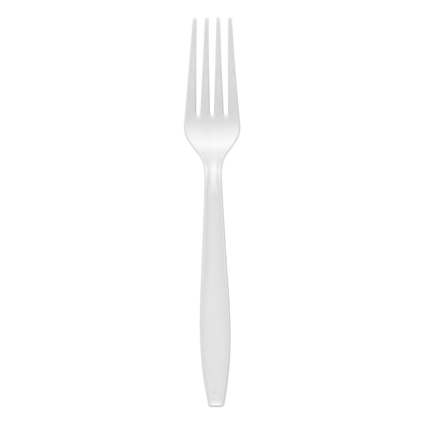 White Plastic Disposable Forks (1000 Forks) | Plastic Cutlery | Michaels