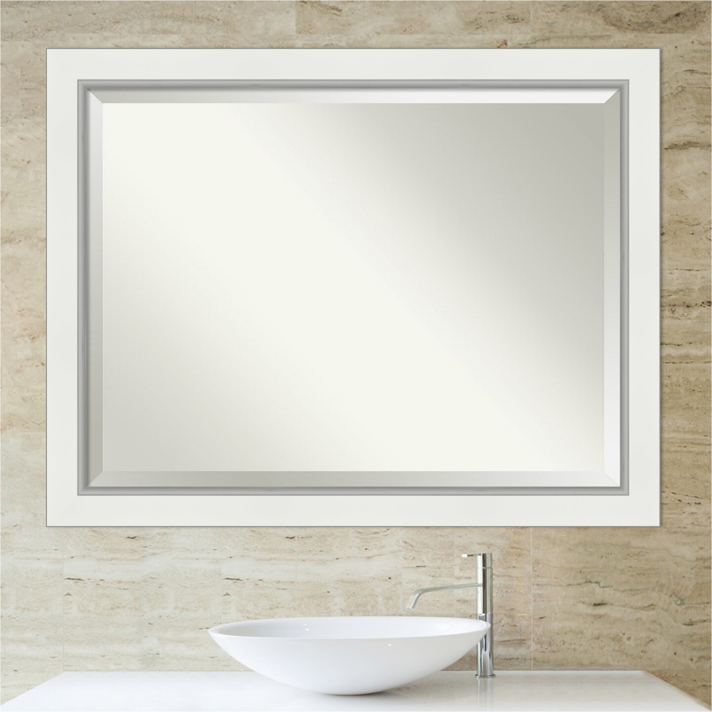 Beveled Bathroom Wall Mirror, Eva Frame | Mirrors | Michaels