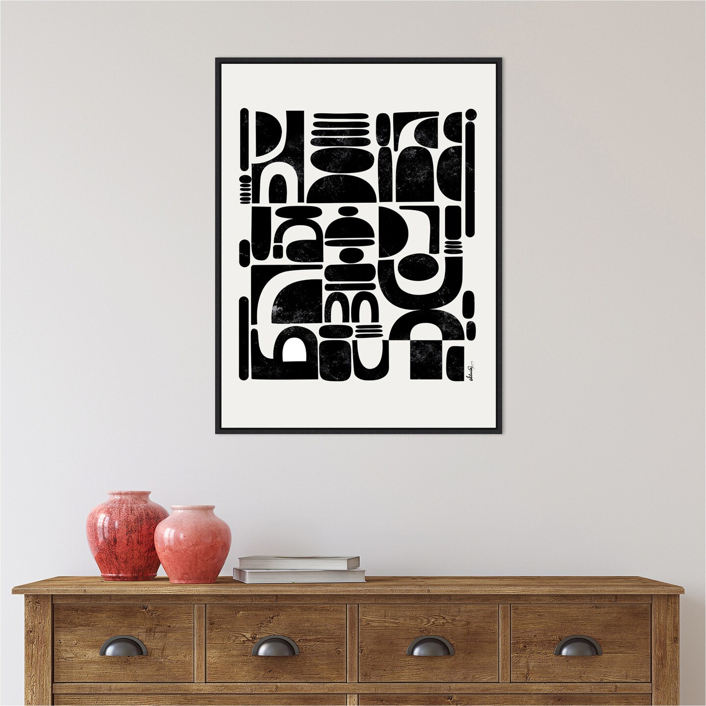 Fragmented by Ishita Banerjee Canvas Wall Art Print Framed | Canvas Art ...