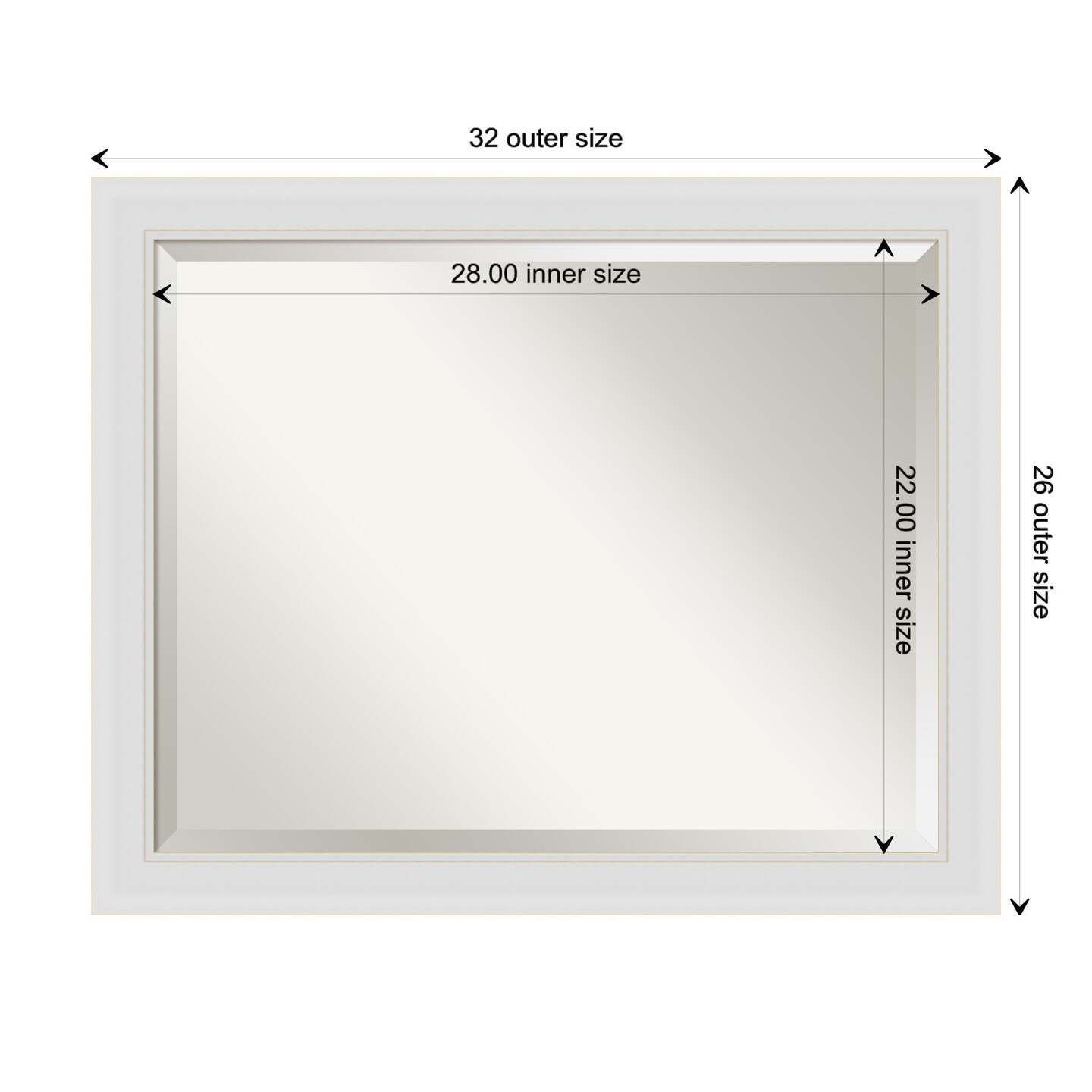 Beveled Bathroom Wall Mirror, Flair Frame | Michaels