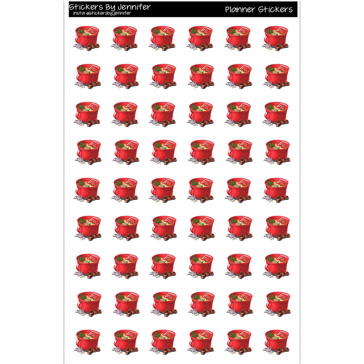 Soup Planner Stickers Scrapbooking Kids DIY Arts Crafting | Michaels