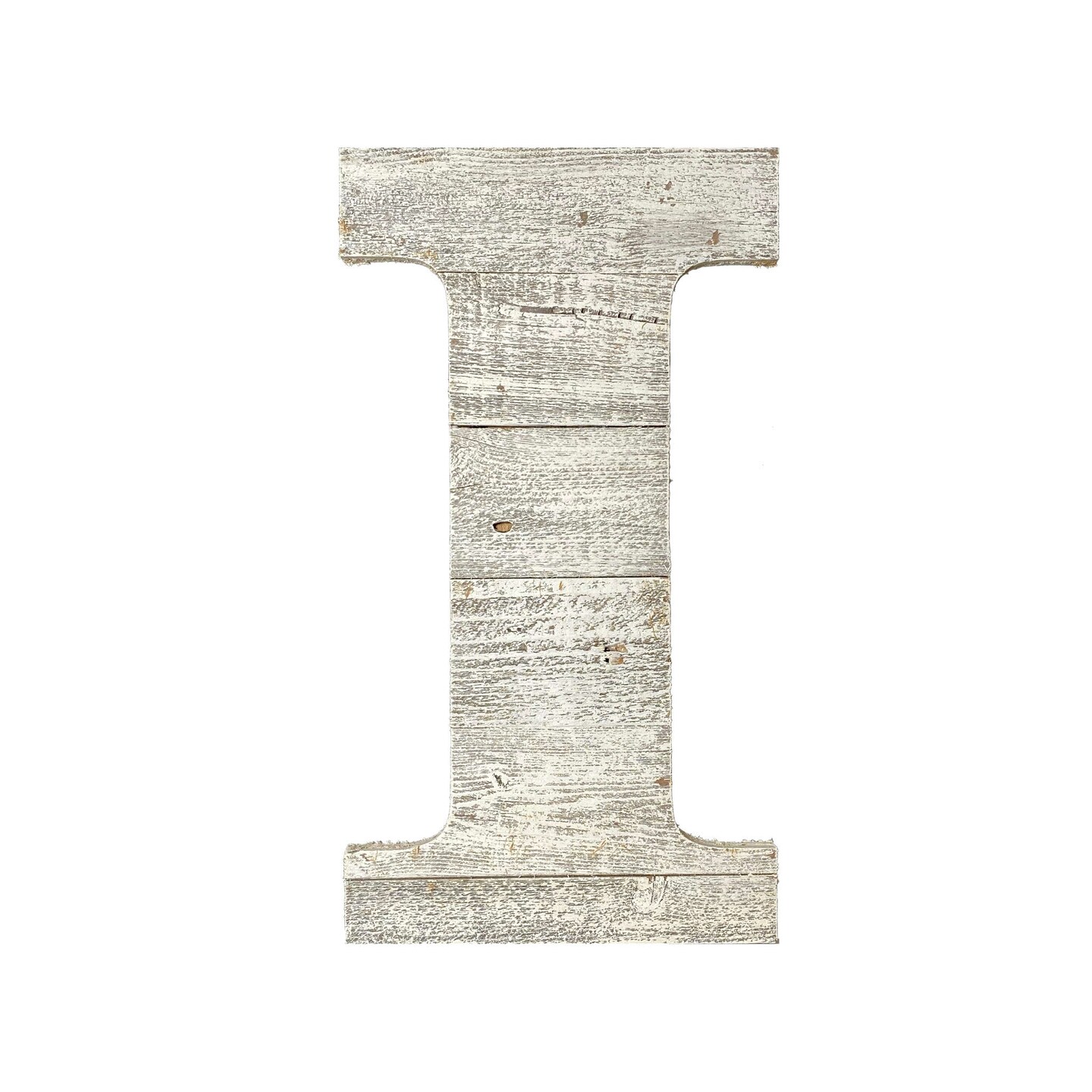 Rustic Farmhouse Large 16" White Decorative Monogram Wood Letter | Michaels