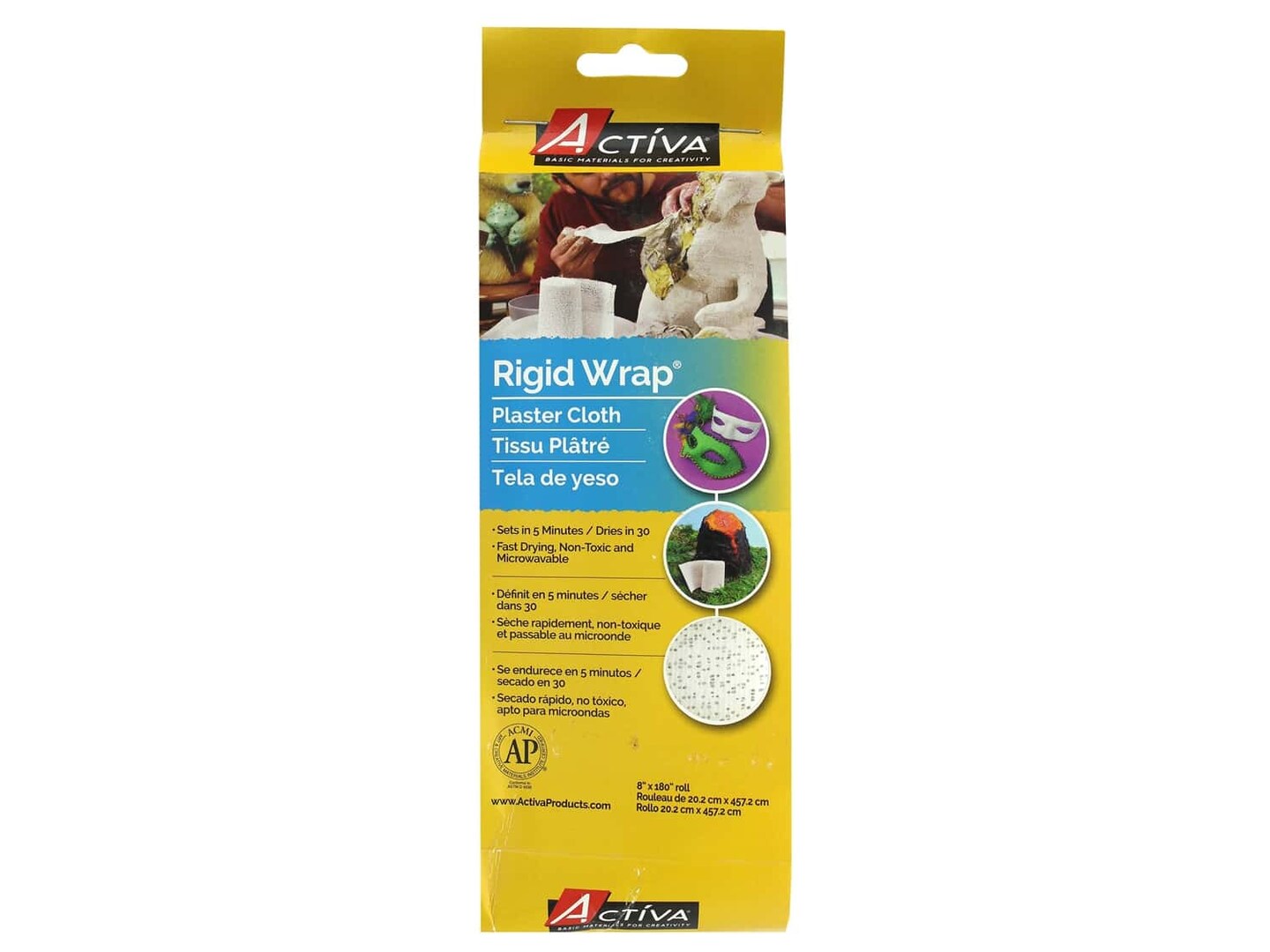 Activa Rigid Wrap Plaster Cloth 8 x 180 in. | Michaels