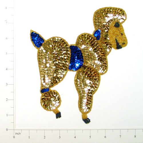 7 3/4" x 6 3/4" Poodle Sequin Applique/Patch | Michaels