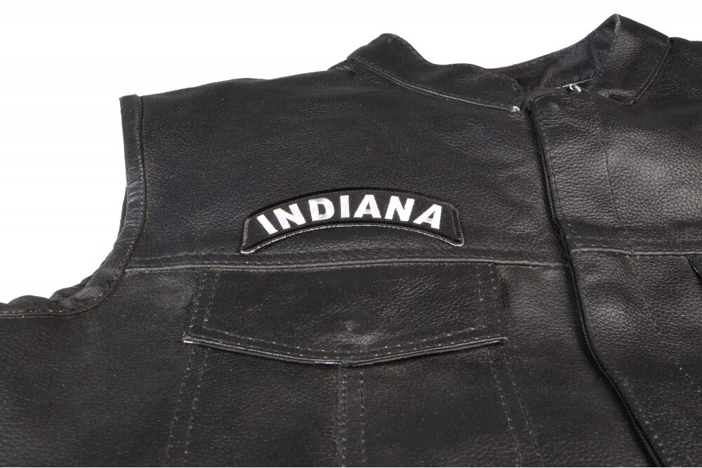 Patch, Small Embroidered Rocker (Iron-On or Sew-On), Indiana State ...