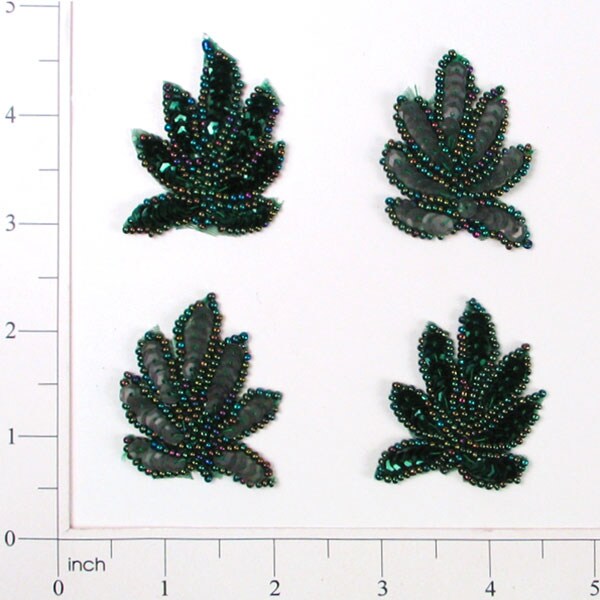 Four Leaves Sequin Applique/Patch Pack of 4 | Michaels