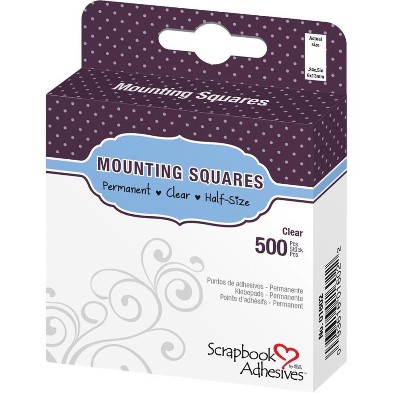 Clear Mounting Square ½ x ¼ | Michaels
