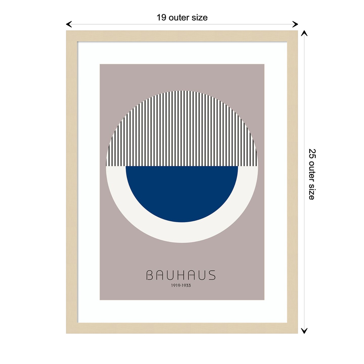 Bauhaus 7 by Design Fabrikken Wood Framed Wall Art Print | Michaels