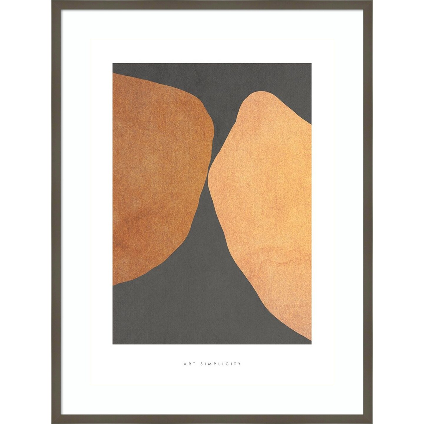 Art Simplicity 4 by Design Fabrikken Wood Framed Wall Art Print 31 in ...