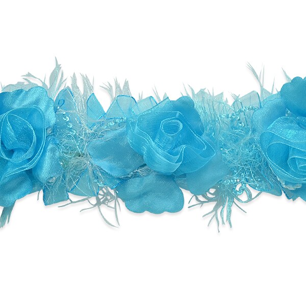 5 yards of Macey Stretch Flower Trim | Michaels