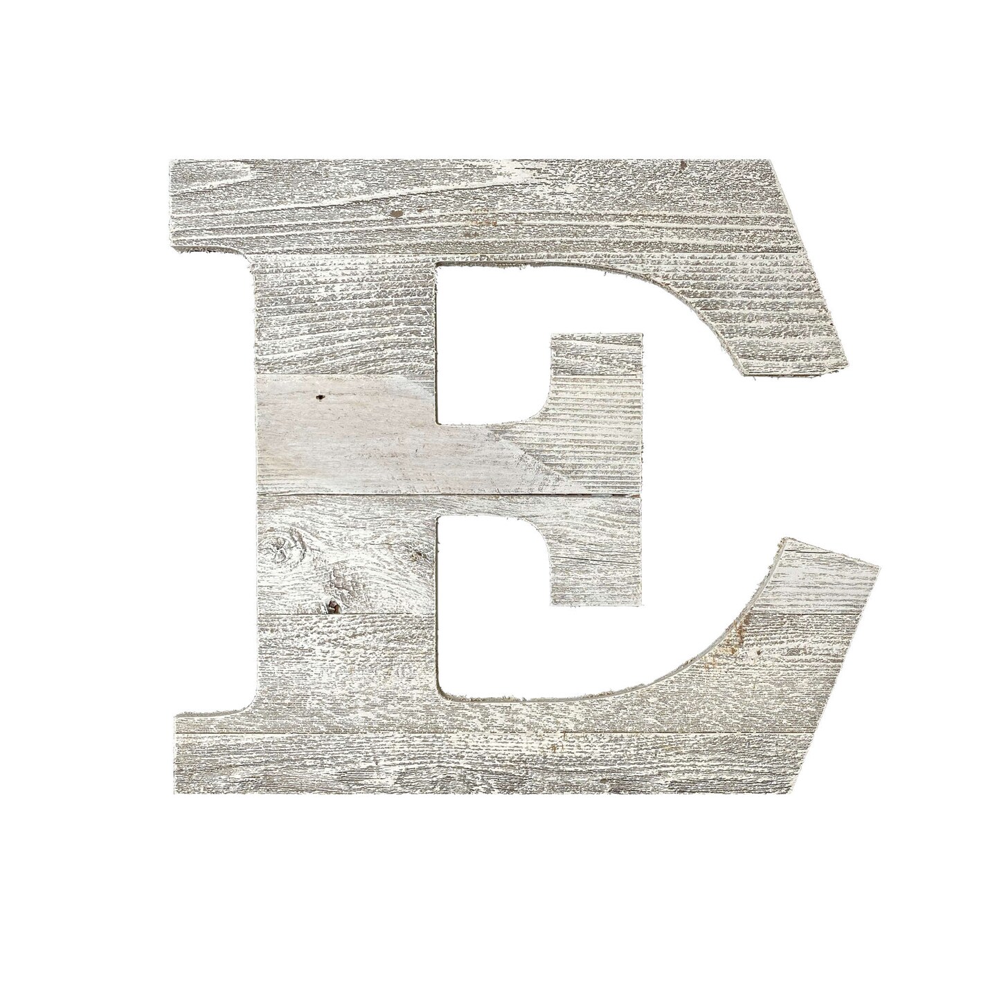Rustic Farmhouse Large 16" White Decorative Monogram Wood Letter | Michaels