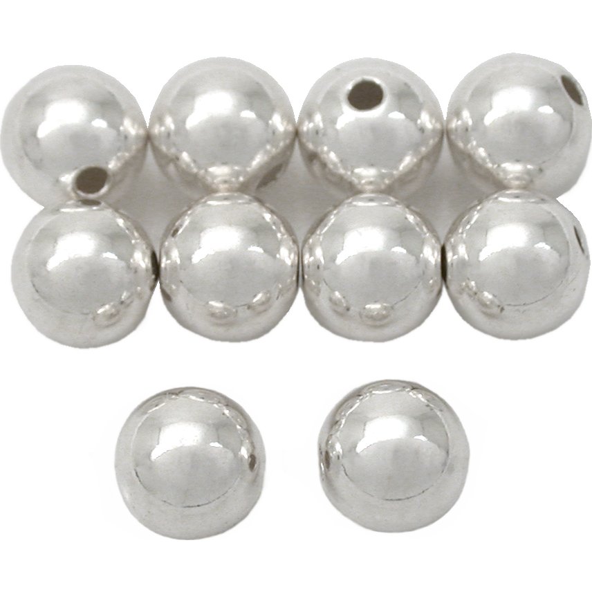 10 Ball Beads Sterling Silver Jewelry Stringing 5mm New | Michaels
