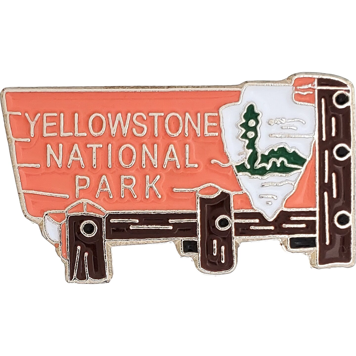 Yellowstone National Park Sign Pin 1" | Michaels