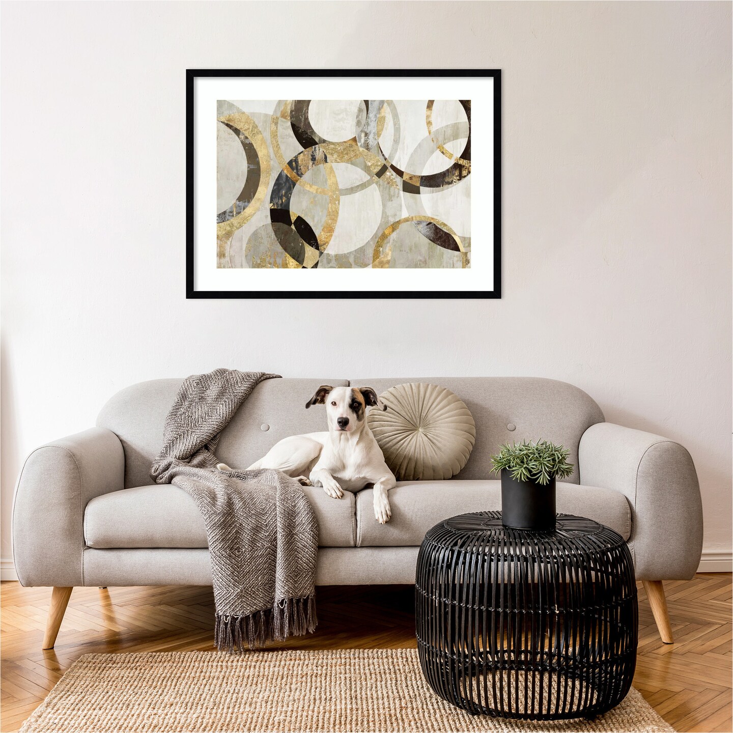 Overlaps by Tom Reeves Wood Framed Wall Art Print | Framed Art | Michaels