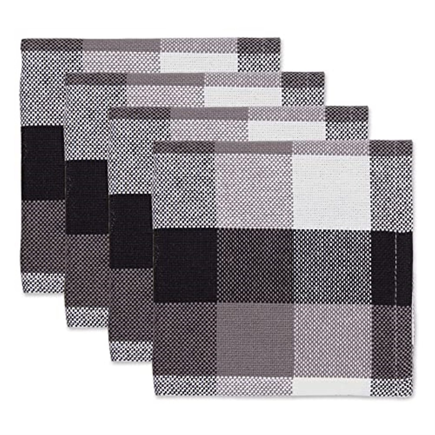 DII Solid Stone Windowpane Terry Dishcloth 6 Piece | Michaels