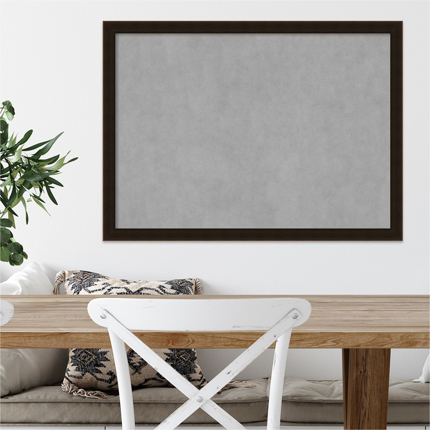 Magnetic Boards, Home Office Boards (30x22 in.) Espresso Brown Framed ...