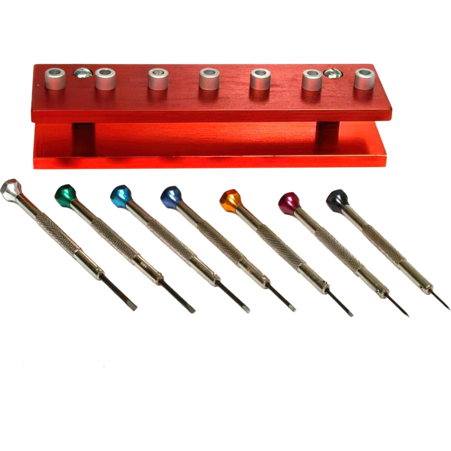 7pc Watch Screwdrivers Spare Blades & Tool Stand | Michaels