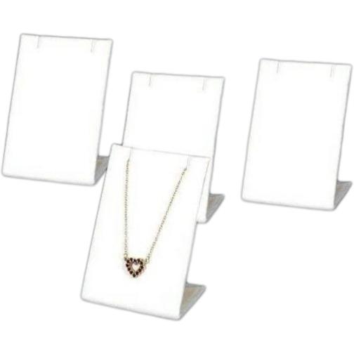 4 Pendant Chain Display Stand Velvet White | Michaels