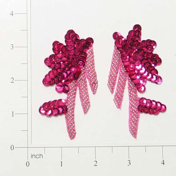 Floral Swag Sequin Applique/Patch Pack of 2 | Michaels