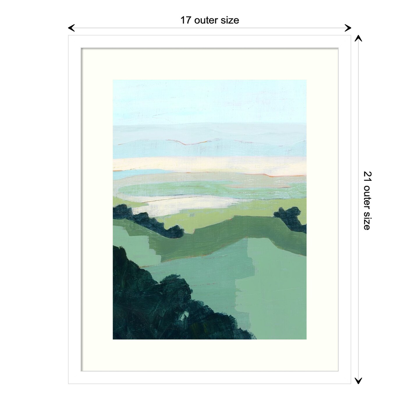 Halcyon Overlook I by Grace Popp Wood Framed Wall Art Print | Michaels
