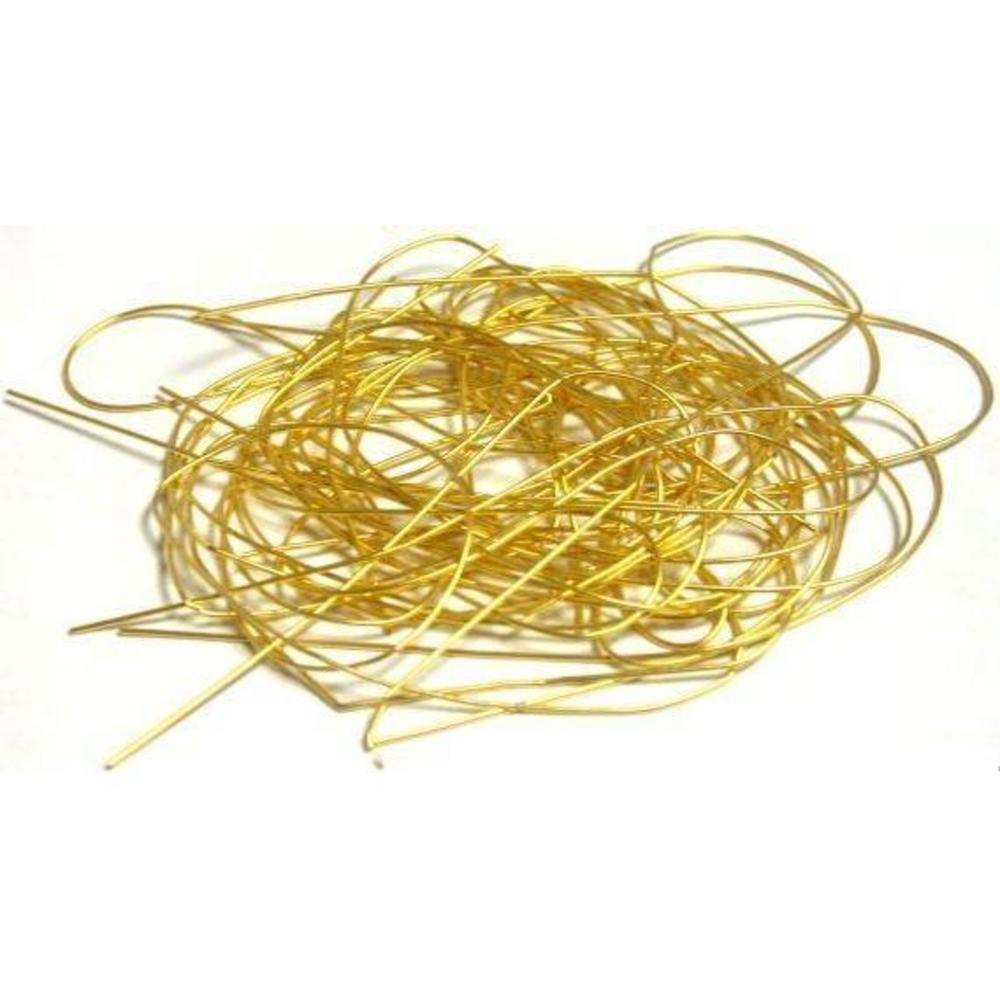 5g French Wire Bead Stringing Jewelry Gold Tone Fine | Stringing Wire ...