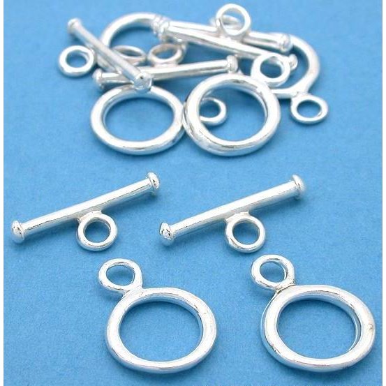 Toggle Clasps Silver Plated Bead Parts 13mm Approx 6 | Michaels