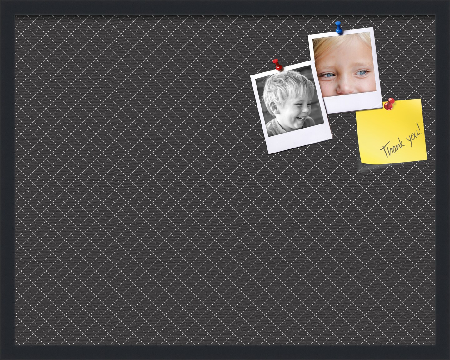 PinPix Custom Bulletin Board Black Diamond Poster Board Has a Fabric ...