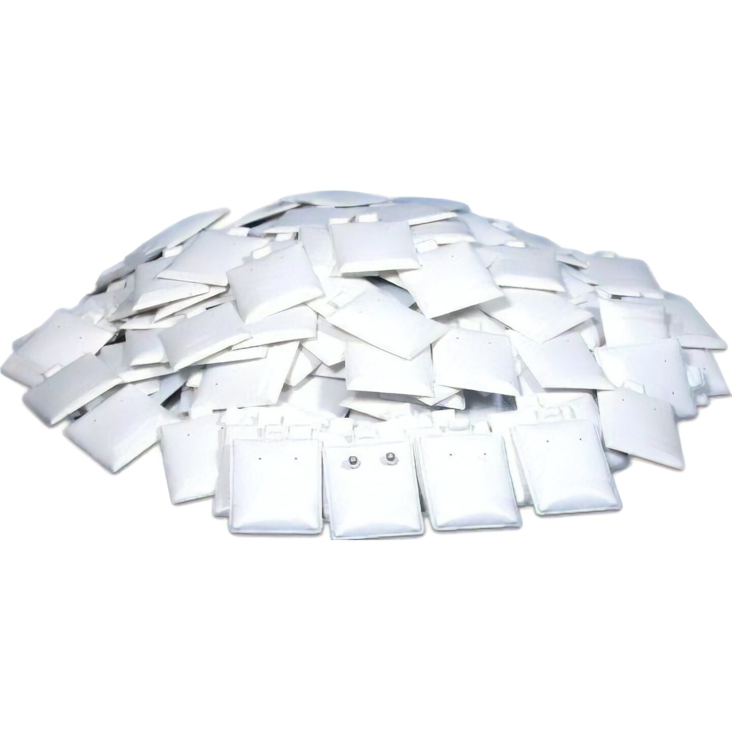 200 Earring Puff Display Pads White Stud Post | Michaels