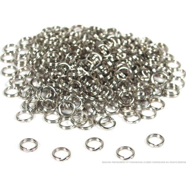 288 Nickel Plated Split Ring Chain Parts Findings 6mm | Michaels