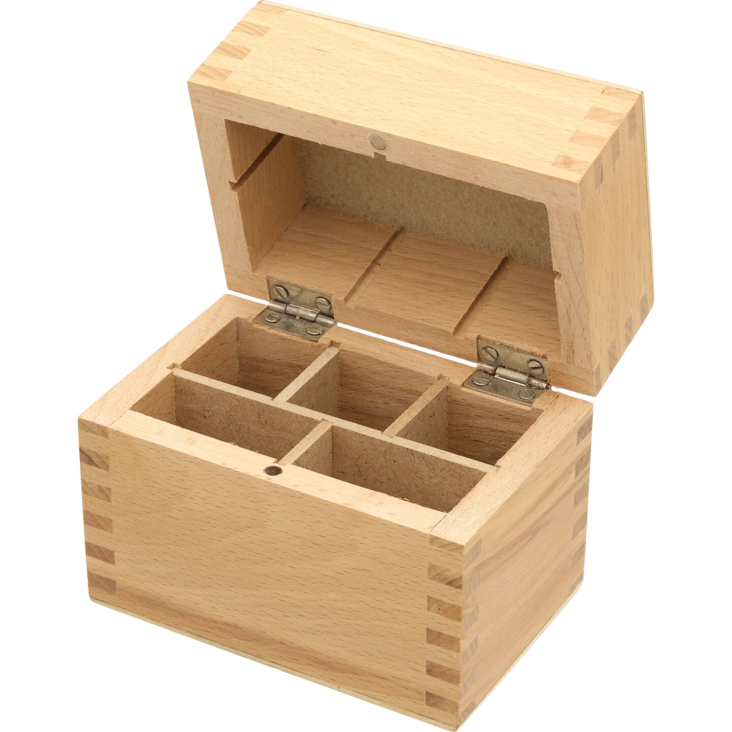 Gold Test Box, Wooden, 5 Compartments | Michaels