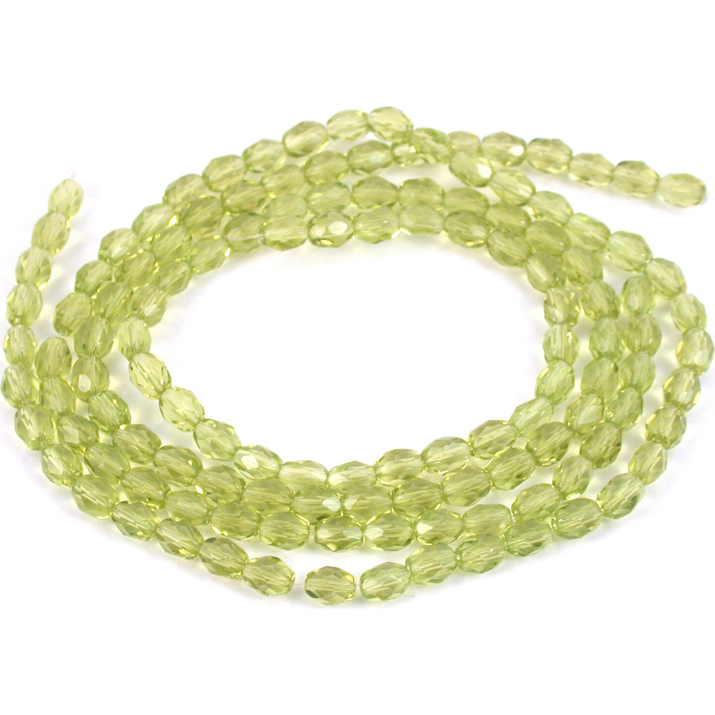 Peridot Green Chinese Crystal Beads 5mm 2 14" Strands | Michaels