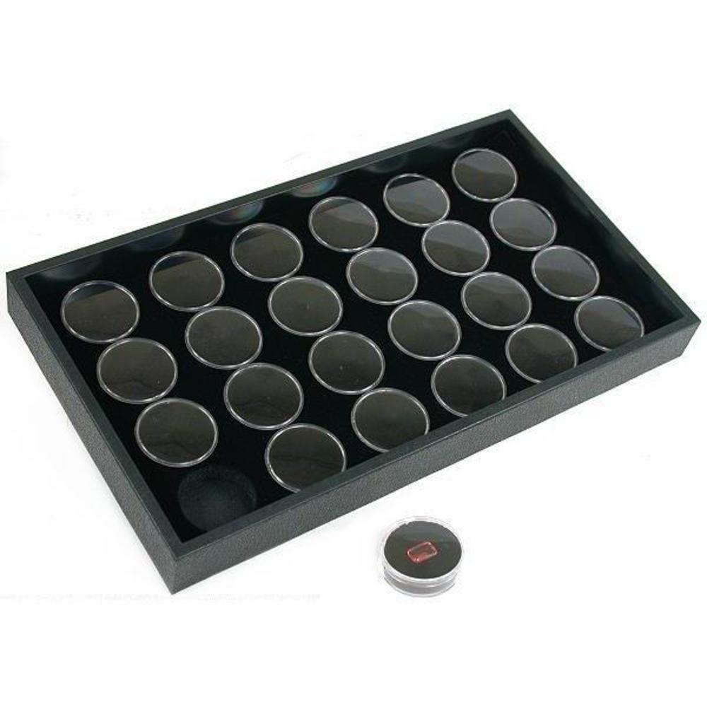 24 Gem Jars Black Display Tray Jewelry Showcase Units | Michaels