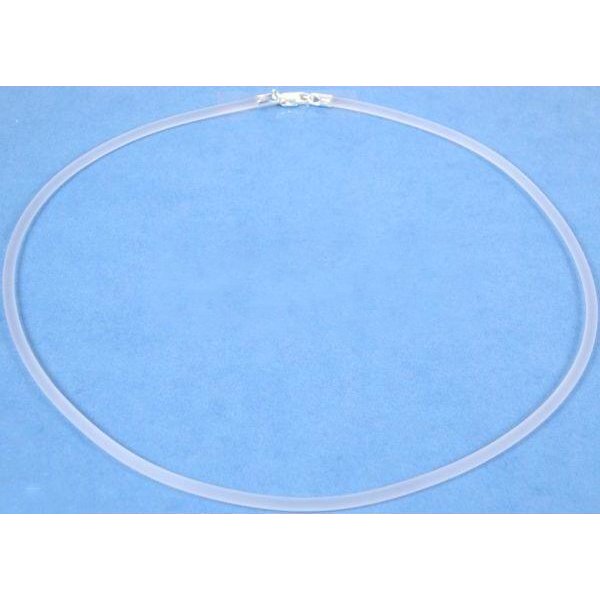 Rubber Cord Necklace Clear 16" | Michaels