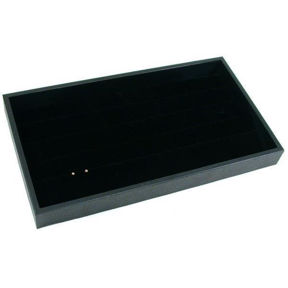 45 Pair Earring Display Pad Black Velvet Showcase Tray | Michaels