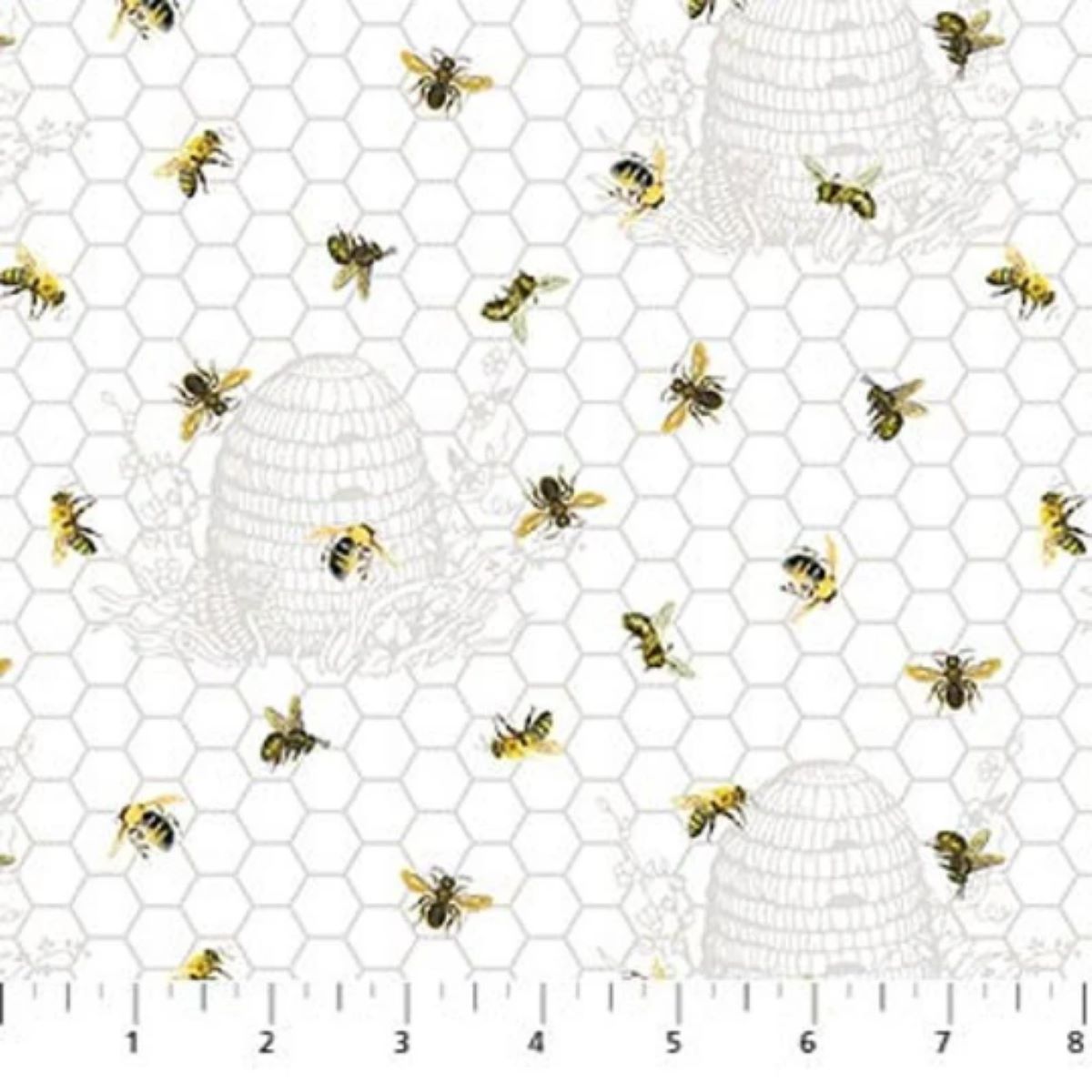 Chelsea Bees Cotton Fabric by Northcott sold by the yard | Fabrics ...