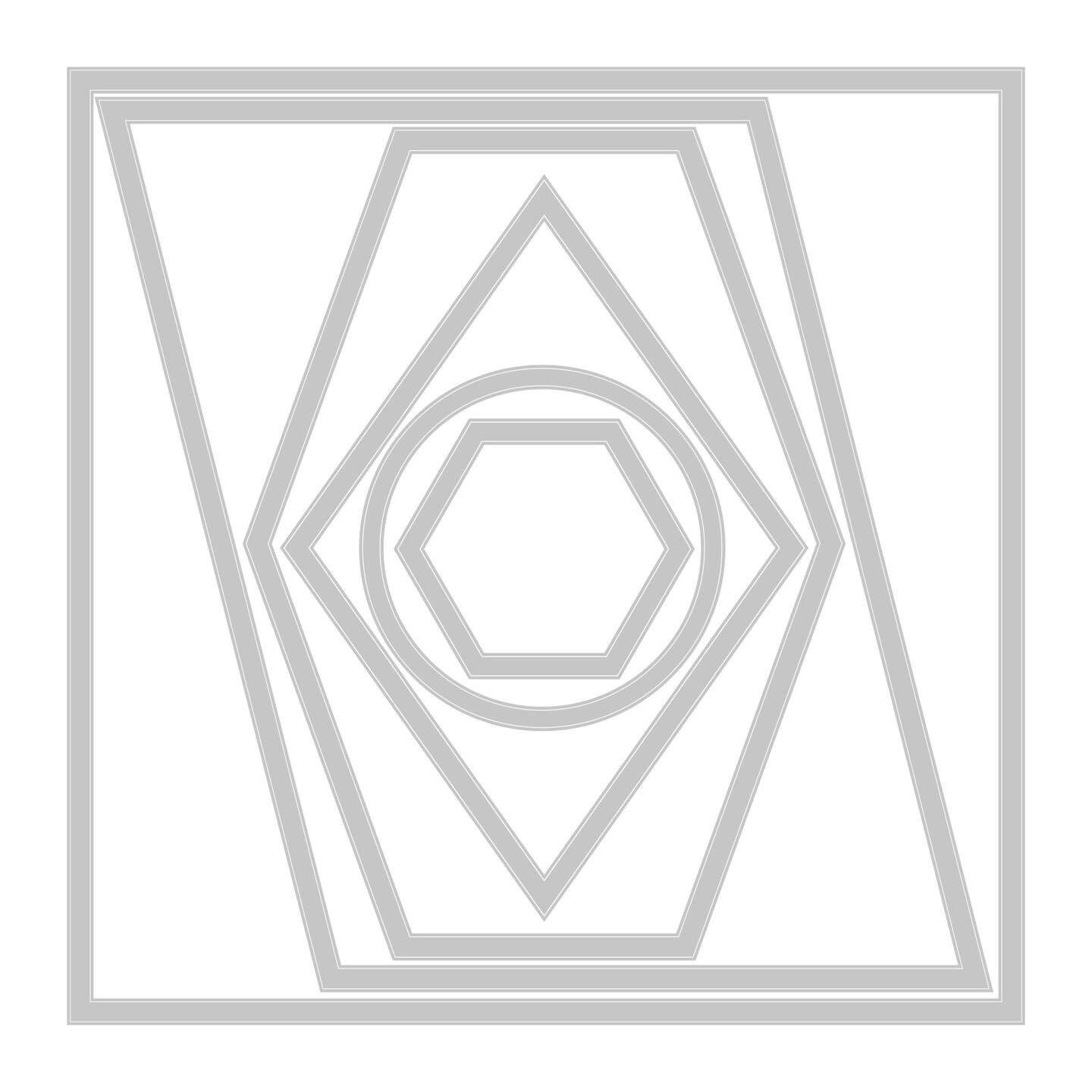 Sizzix Thinlits Dies By Jess Slack 6/Pkg-Shaped Frames | Stencils ...