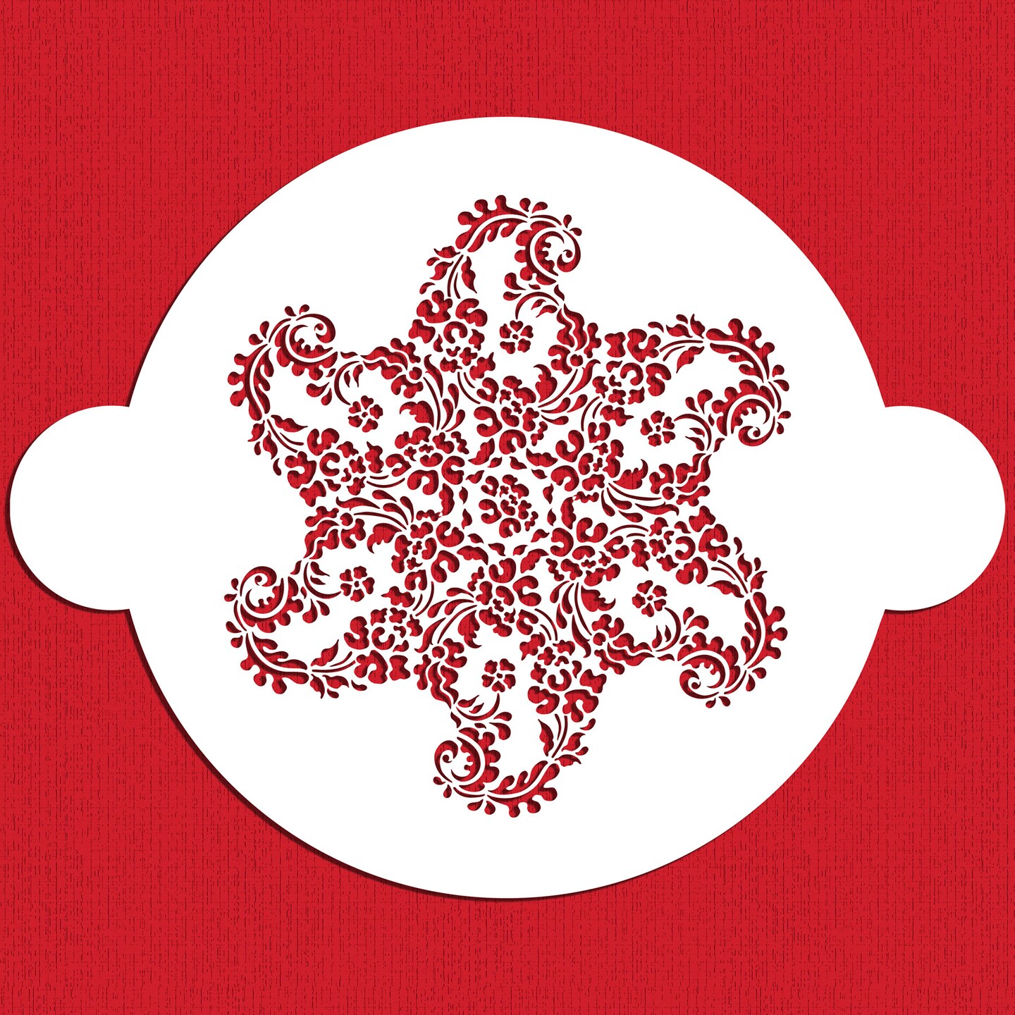 Alencon Lace Cake Stencil Top | C369 by Designer Stencils | Cake ...