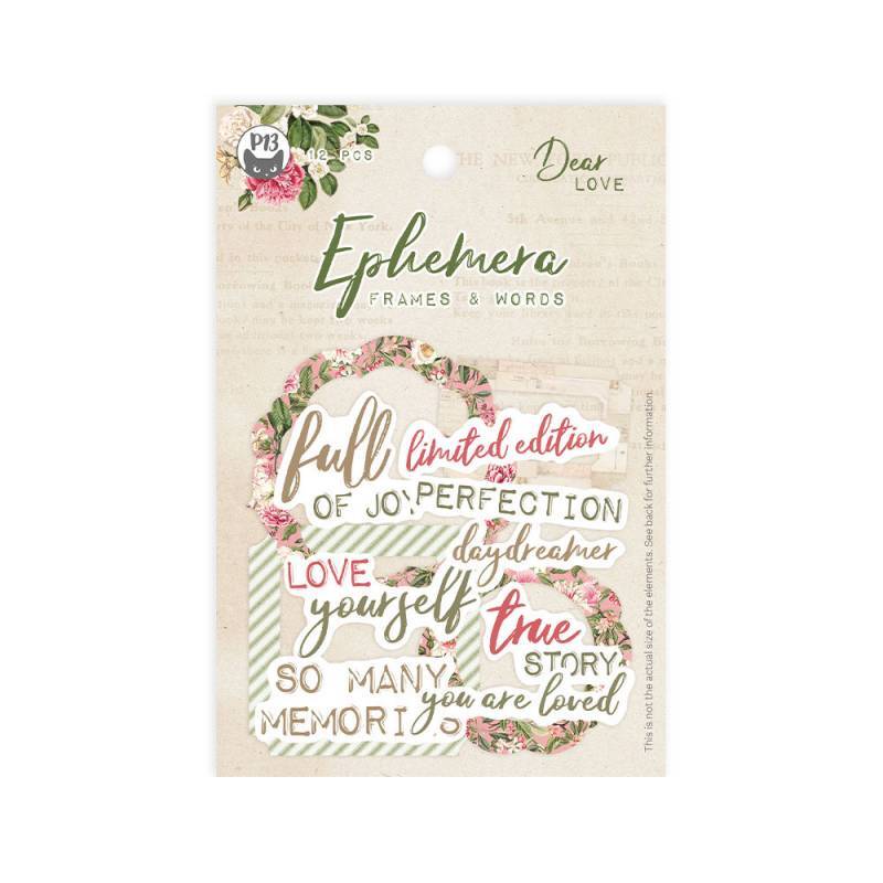 Dear Love Frames and Words Ephemera - P13 | Michaels