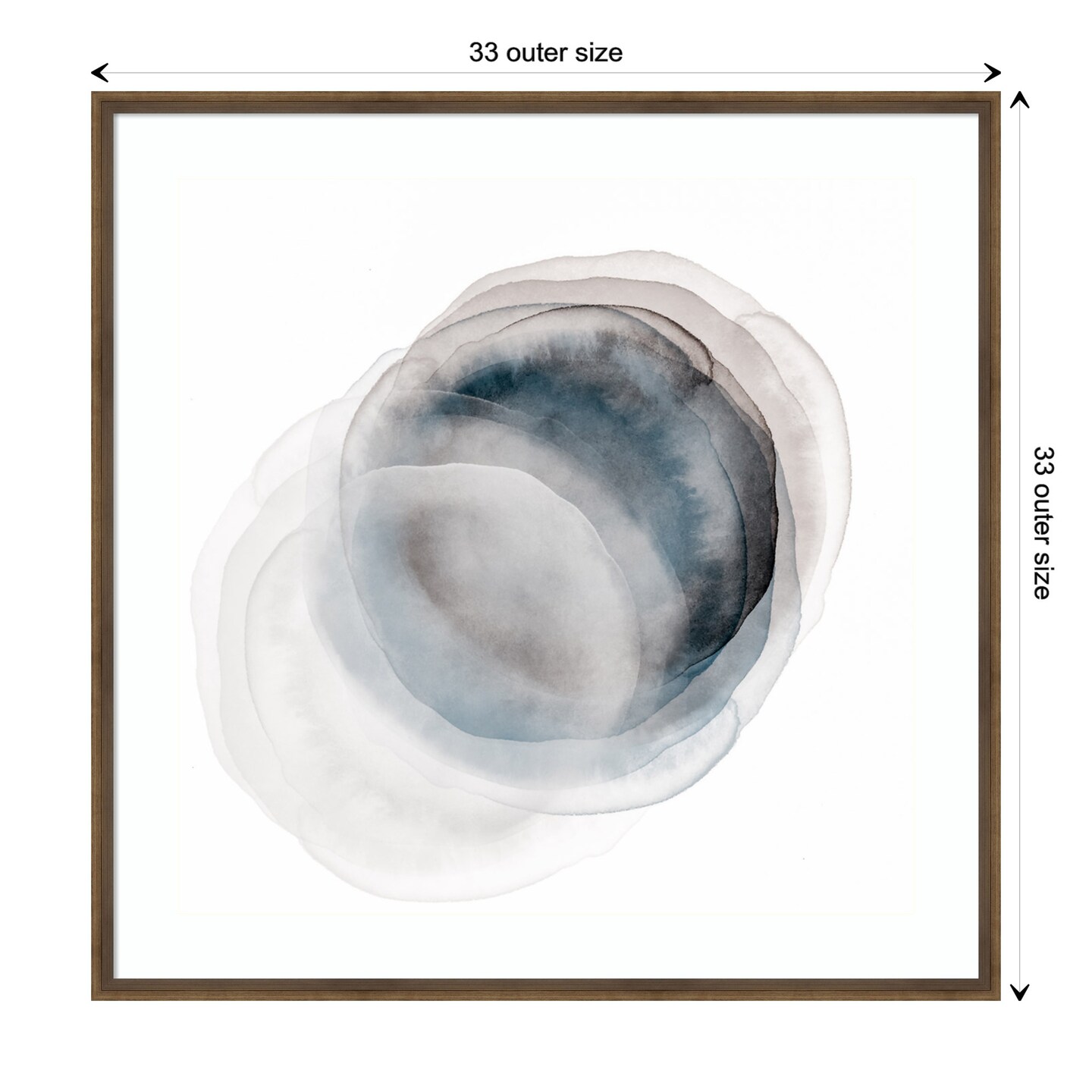 Overlapping Dots by Amy Lighthall Wood Framed Wall Art Print | Michaels