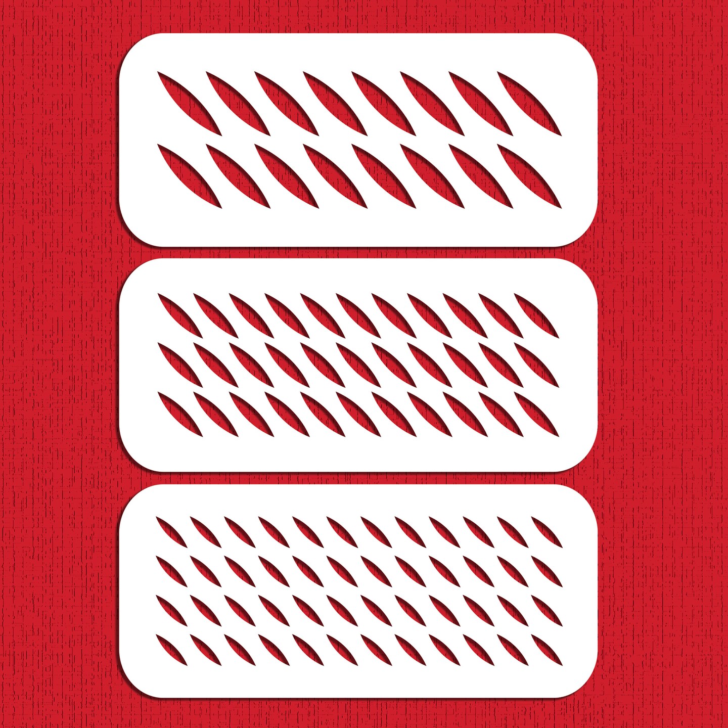 Pointed Petal Set 3-Dimensional Cake Stencil | C034 by Designer ...