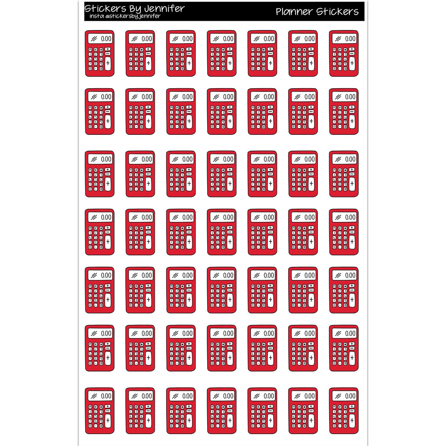 Calculator Planner Stickers Scrapbooking Kids DIY Arts Crafting | Michaels