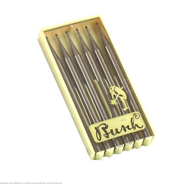 6 Busch Round Finishing Burs ISO 008 | Michaels