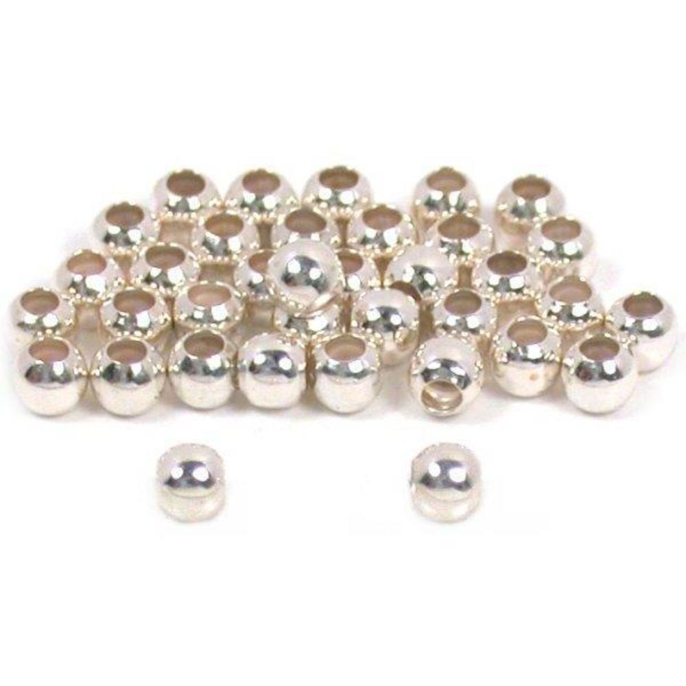 36 Sterling Silver Ball Bead Stringing Round 2.5mm Part | Michaels