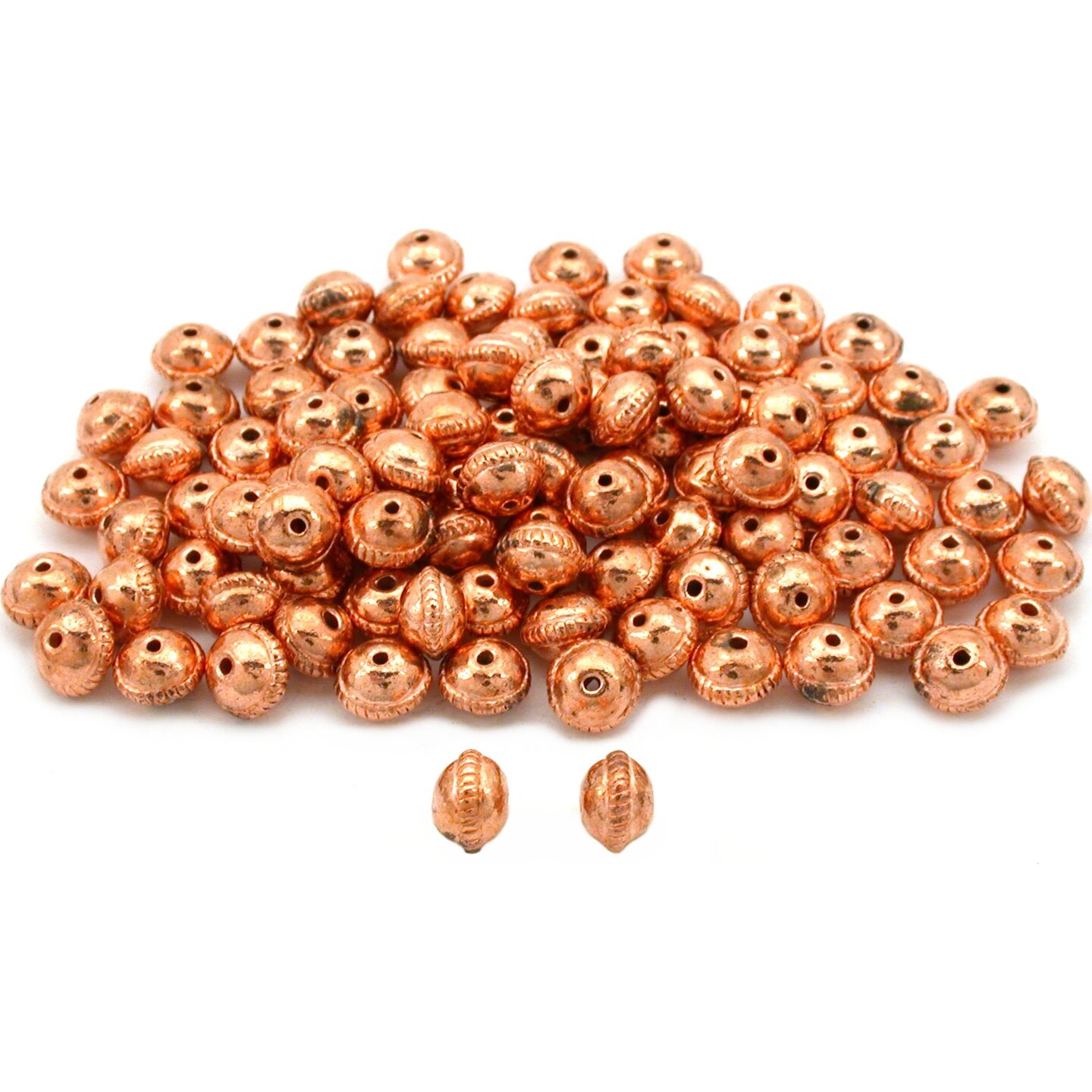 Saucer Bali Beads Copper Plated Parts 8.5mm Approx 100 | Michaels
