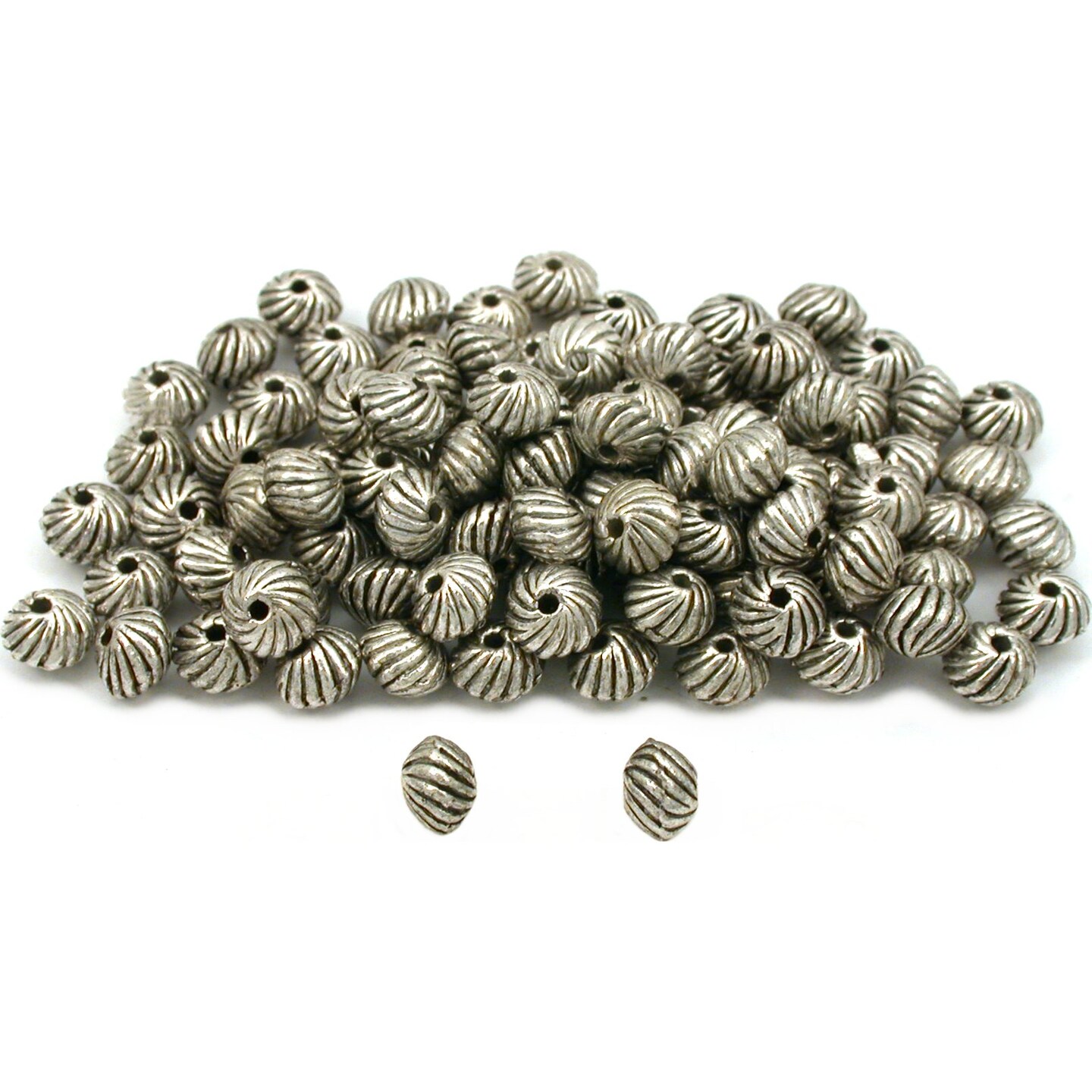 Saucer Bali Bead Antique Silver Plated 6.5mm Approx 100 | Michaels