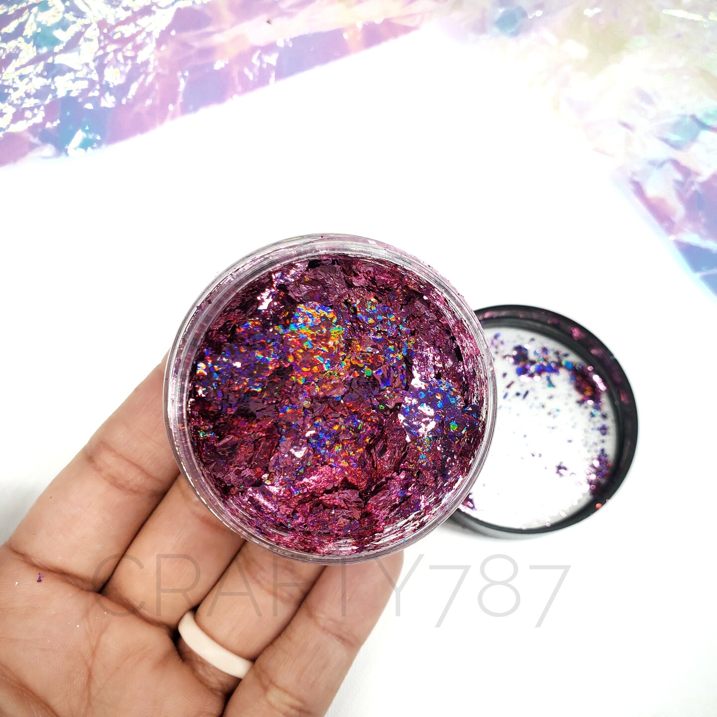 Pink Holographic Foil Flakes | Resin Molds | Michaels