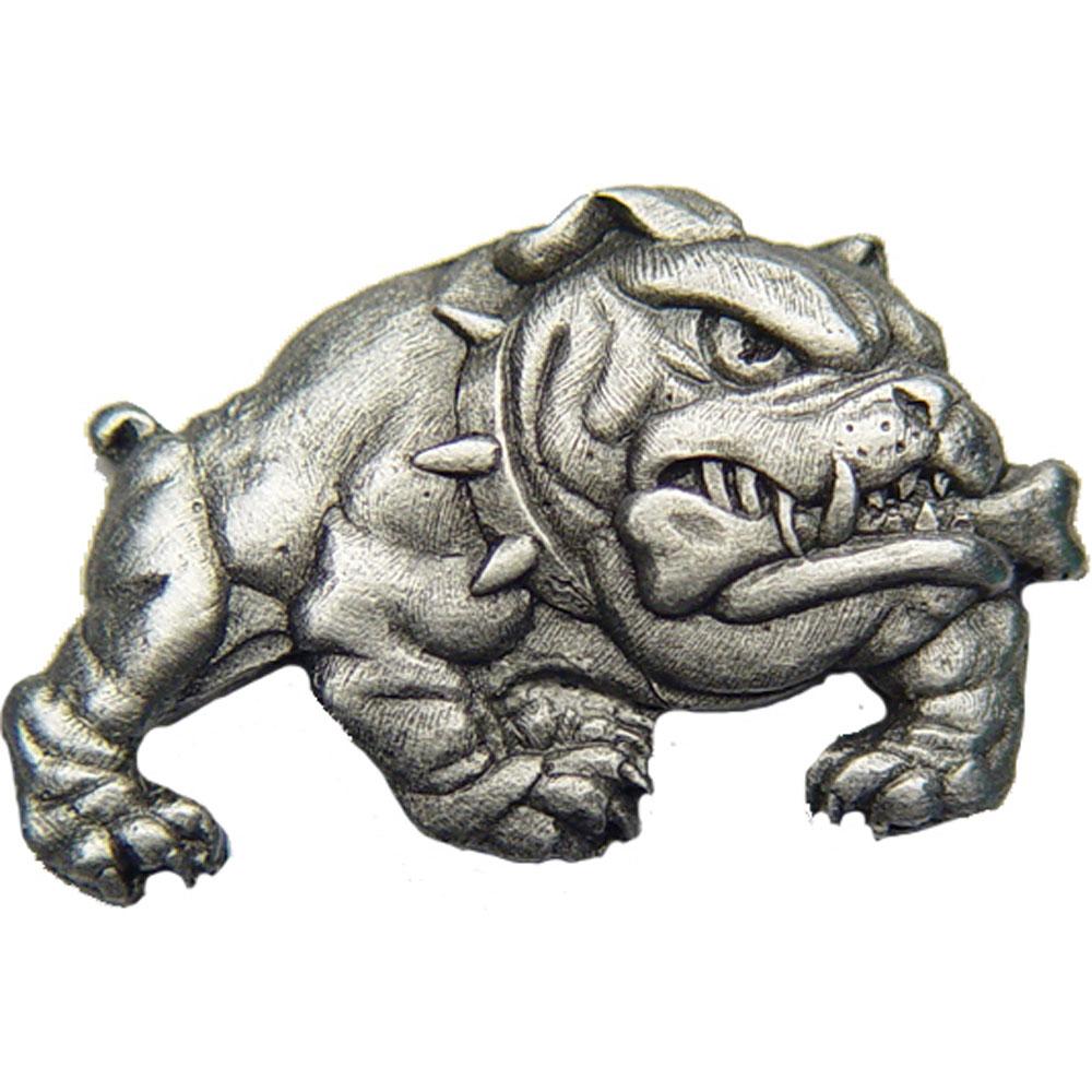 Bulldog Pin Pewter 1" | Michaels