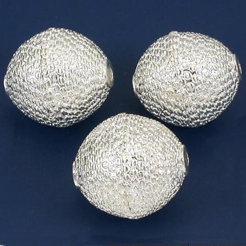 Large Round Beads Silver Plated Beading 19.5mm Approx 3 | Michaels