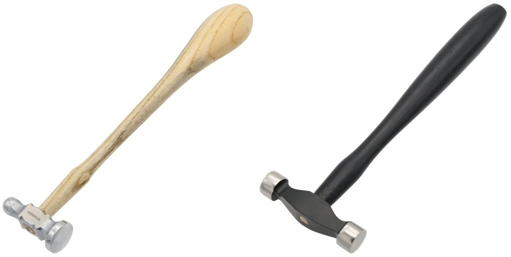 Rounded Face Chasing Hammer & Round Texturing and Planishing Jewelers ...